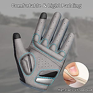 NICEWIN Cycling Gloves Motorcycle Bike Mountain- Road Bicycle Men Women Padded Antiskid Touch Screen
