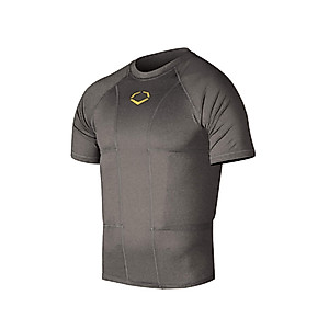 EvoShield Men's Standard Rib Shirt, Charcoal, Extra Large