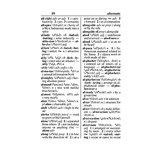 Webster's New Explorer Large Print Dictionary, Third Edition, Newest Edition