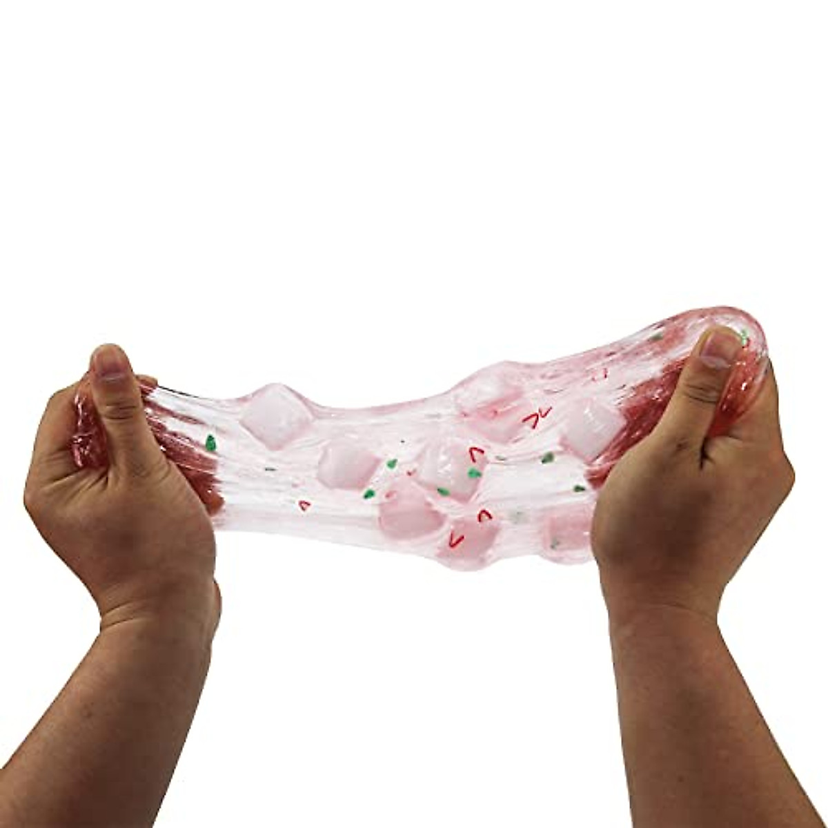 Newest Strawberry Crunchy Slime,Pink Slime Kit with Glimmer for Girls,Birthday Gifts School Party Favors Toy for Girls and Boys.