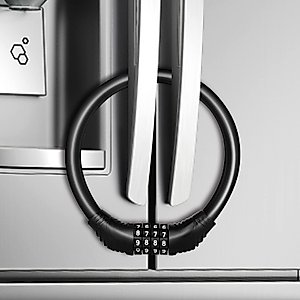 Refrigerator Lock, Upgraded Fridge Freezer Refrigerator Cabinet Lock, Fridge Lock Kids Safety Locks for French Doors Refrigerators, Cabinet Locks (1 Packs Black)