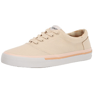 TOMS Women's Fenix Lace-Up Sneaker, Beige, 11