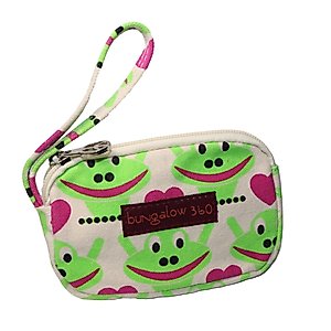 Bungalow 360 Canvas Clutch Coin Purse (Dolphin)