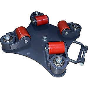 Rotating Machine Dolly (1100lb-8800lb) Multi-Direction 360° Rotation Pake Handling Tools (2200 lbs)