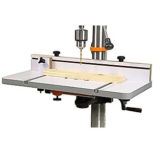 WEN DPA2412T 24 in. x 12 in. Drill Press Table with an Adjustable Fence and Stop Block