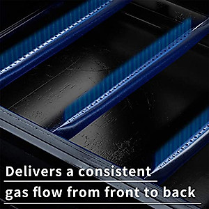 SHINESTAR 62752 Grill Burner Replacement for Weber Genesis E-310, Genesis 300 Series (with Front Control), Durable Stainless Steel, 19.5-Inch Long