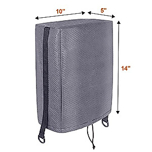 Sun and Waterproof Protective Electric Tongue Jack Cover, Universal Trailer RV Jack Protective Cover Universal Large Size 14″H x 5″W x 10″D