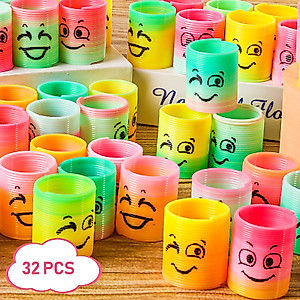 AZEN 32 Pcs Mini Spring Party Favors for Kids 3-5 4-8, Goodie Bags Stuffers for Birthday Party, Classroom Prizes Kids Prizes, Small Bulk Toys Gifts