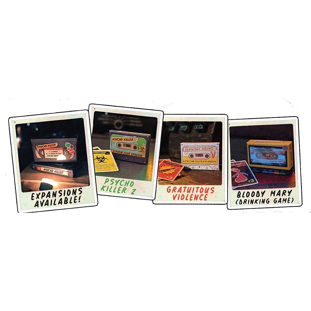 Escape Tabletop Games Psycho Killer, Fast-Paced, Hilarious and Strategic Party Game!