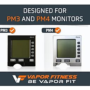 Smartphone Cradle Designed for Concept 2 Rowing Machine PM3 Monitor, PM4 Monitor, Silicone Phone Holder with Adapter Compatible with Concept2 Pm3 and Pm4 Monitors… (Yellow)