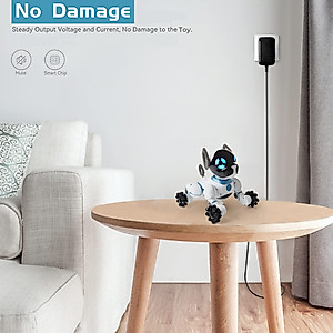 SLLEA AC/DC Adapter Charger Compatible with WowWee CHiP Robot Toy Dog - Smartbed Power Supply Cord