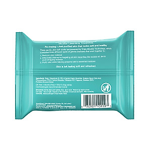 Neutrogena Deep Clean Purifying Micellar Cleansing Towelettes Ea 25 count