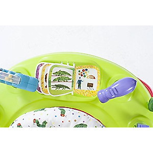Creative Baby Hungry Caterpillar - Jumper for Baby with 10+ Activities Including Sensory Toys - JPMA Certified and Safe - 360 Spin, Adjustable Height