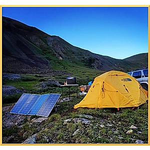 LightHarvest 400-Watt Portable Monocrystalline Solar Panel