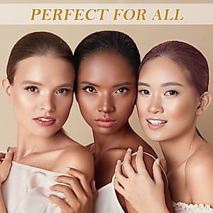 Eyebrow Stamp Stencil Kit for Perfect Bushy Eyebrows,20 Eyebrow Stencils,Brow Stamp Trio Kit with Sponge Applicator,Waterproof Eyebrow Pomade,Dual-ended Eyebrow Brush-Soft Brown