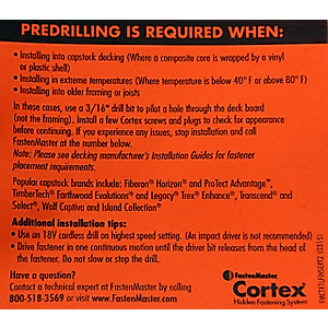 FASTENMASTER Cortex Hidden Fasteners -Trex Select - Winchester Gray - 100 Lin.ft