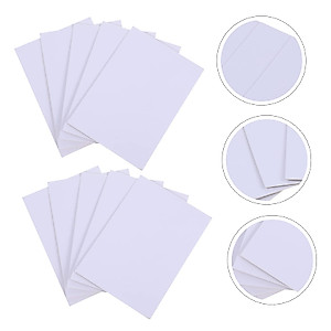 HEALEEP 20pcs Photo Frame Paper White Picture Mattes DIY Photo Backing Board Picture Mats Photo Frame Mat Photo Pad Core Bevel Cut Mattes Paper Jam Display Mat Quilled Paper