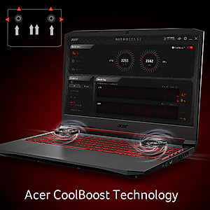 Acer Nitro 5 AN515-45-R21A Gaming Laptop, AMD Ryzen 5 5600H Hexa-Core Processor | NVIDIA GeForce RTX 3060 GPU | 15.6" FHD 144Hz IPS Display | 16GB DDR4 | 512GB NVMe SSD | WiFi 6 | RGB Keyboard