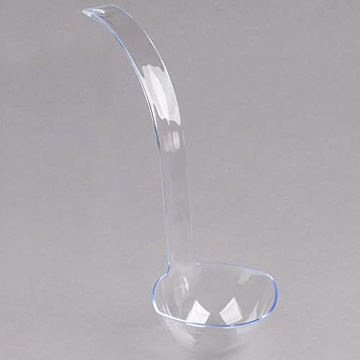 Premium Large Clear Punch Bowl Plastic Lightweight 2 Gallon with Clear Plastic Serving Ladle 5 oz Embroidered Design 8 Quart Serving Bowl