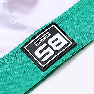 BSHETR Men's Jockstraps Athletic Supporters 5-Pack Ultra Soft Daily Sports Underwear (Multi-C, XX-Large 37"-40", 94cm-102cm)