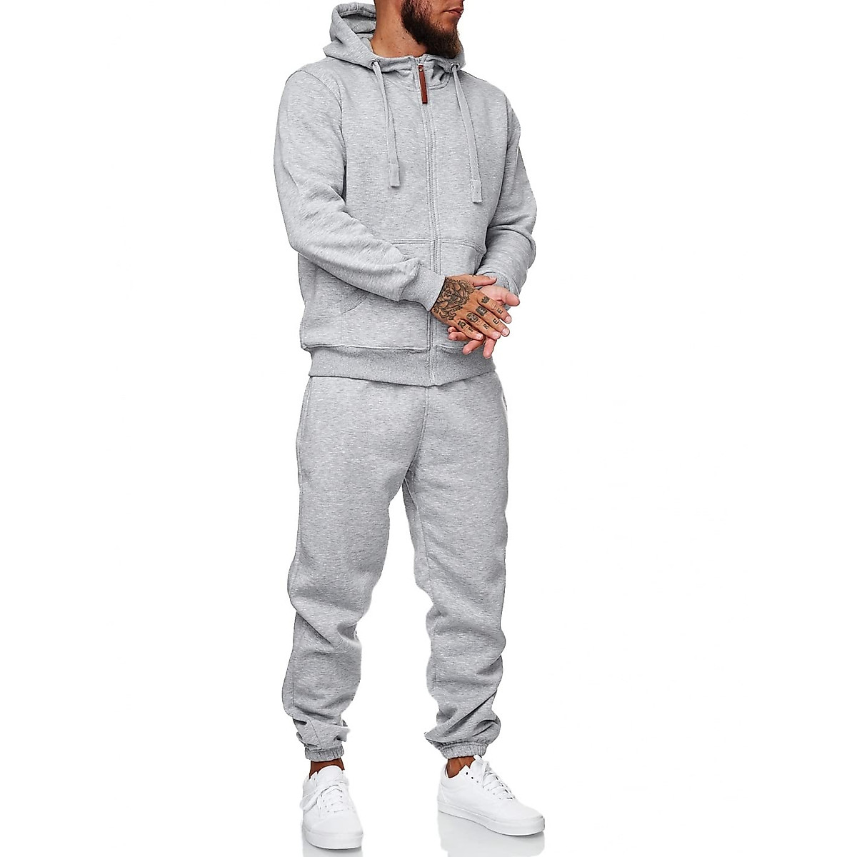 HHGKED Sweat suits men Tracksuits 2 Piece sets Athletic Jogging suits Casual Outfits for men
