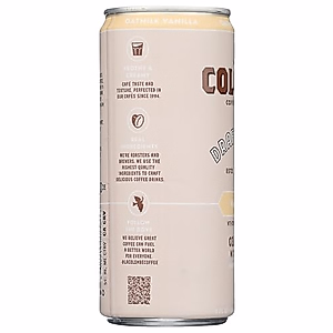 La Colombe Oatmilk Draft Latte, Plant-Based, Dairy-Free, Grab And Go Coffee, Vanilla, 9 Fl.Oz