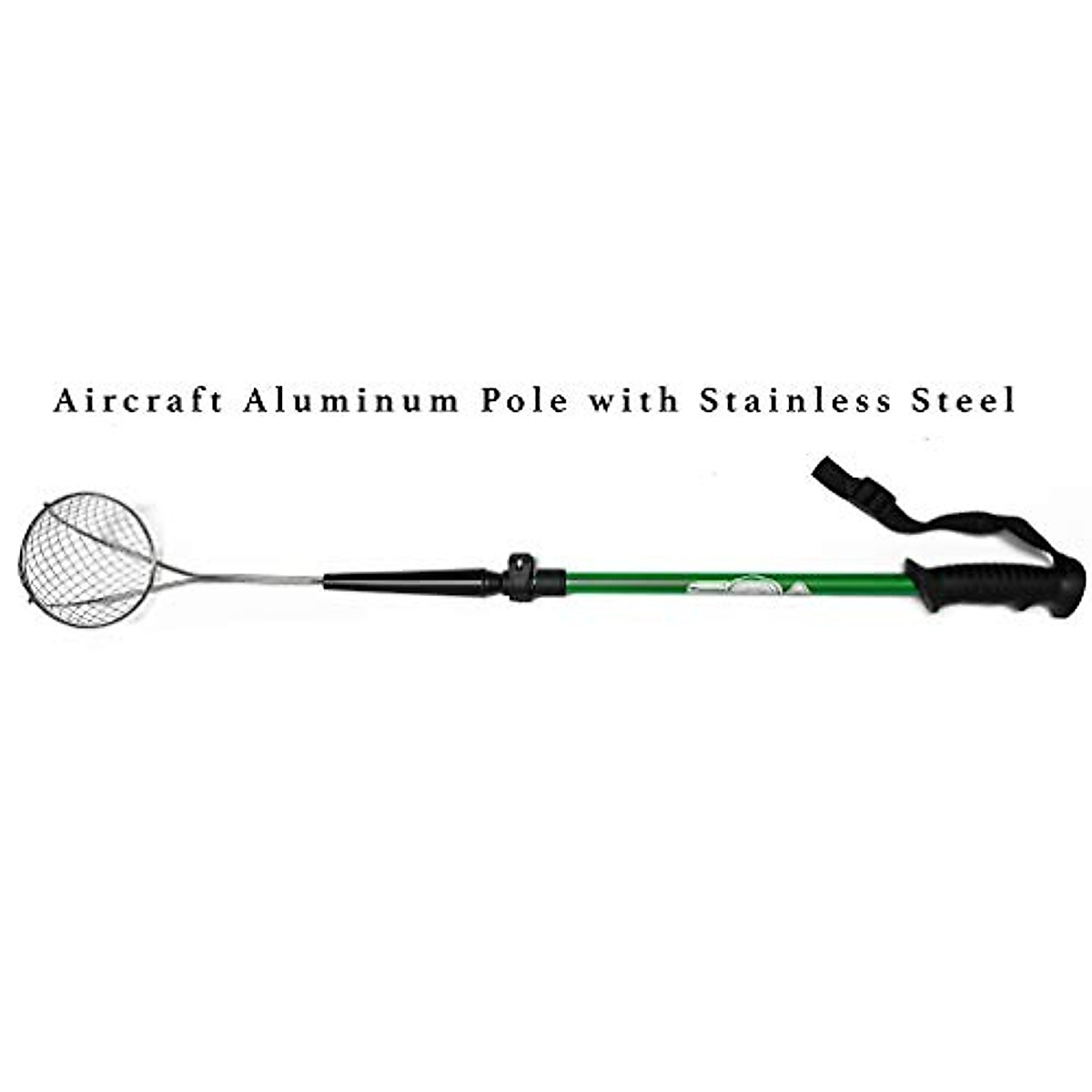 VOS Beach Multifunction Sand Sifter (Green, 2 Pack) Extra Long Adjustable Handle, Shell Scoop, Sand Scoop, Back Saver, Hygienic Pet Cat Litter Scoop, Aquarium Accessories Tool