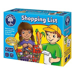 Orchard Toys Shopping List - Educational Memory Game - Age 3-7 - Perfect For Home Learning