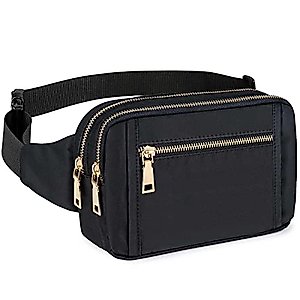 Fanny Packs for Women Men, Fashion Waist Pack Belt Bags for Teen Girls with Multi-Pockets Adjustable Belts, Cute Fanny Pack Bum Bag for Disney Travel Hiking Cycling Running