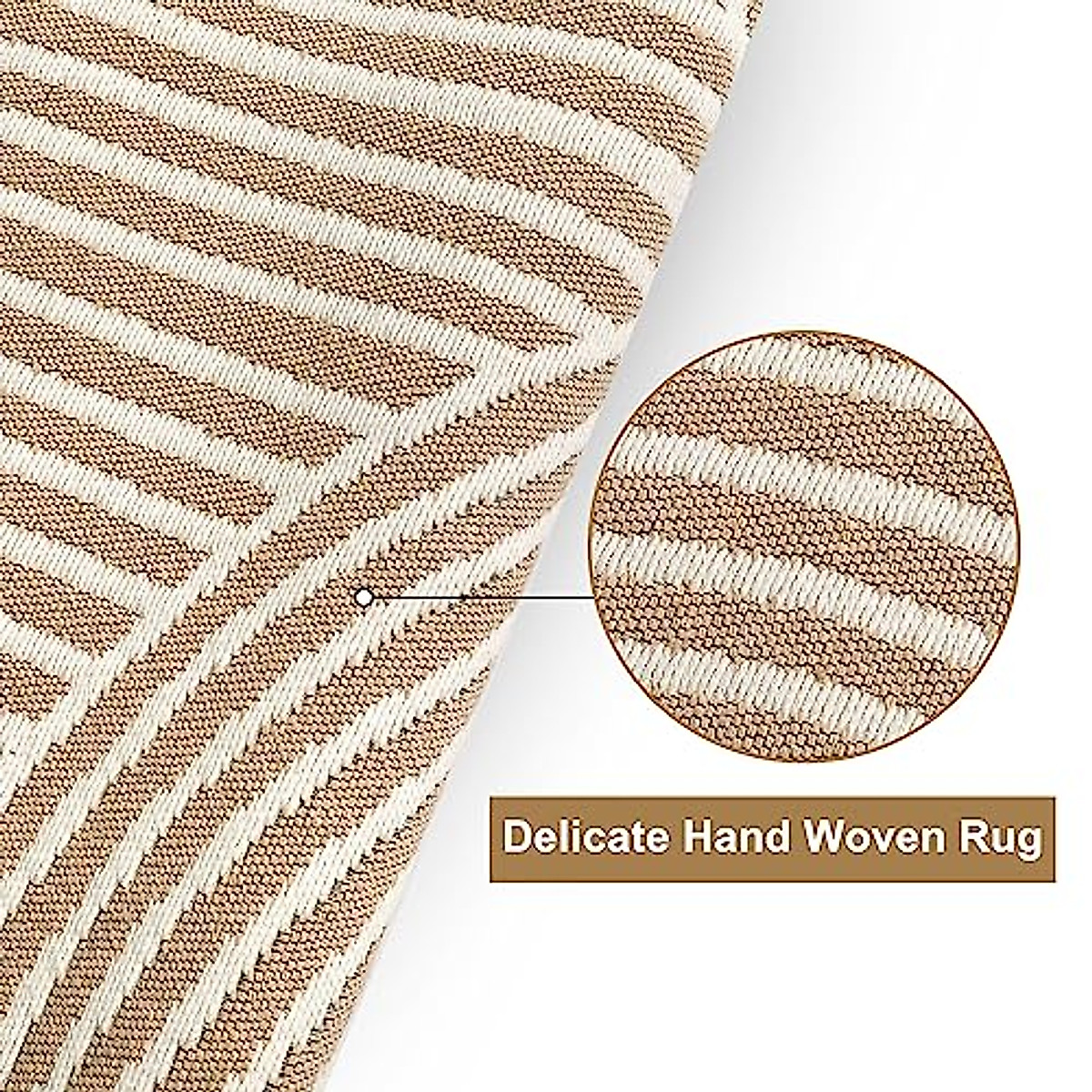 Tiffasea Indoor Door Mats, Front Door Mat 2'x3' Machine Washable Small Area Rug, Cotton Woven Indoor Outdoor Rugs Reversible Floor Mats for Bedroom/Bathroom/Kitchen/Entry