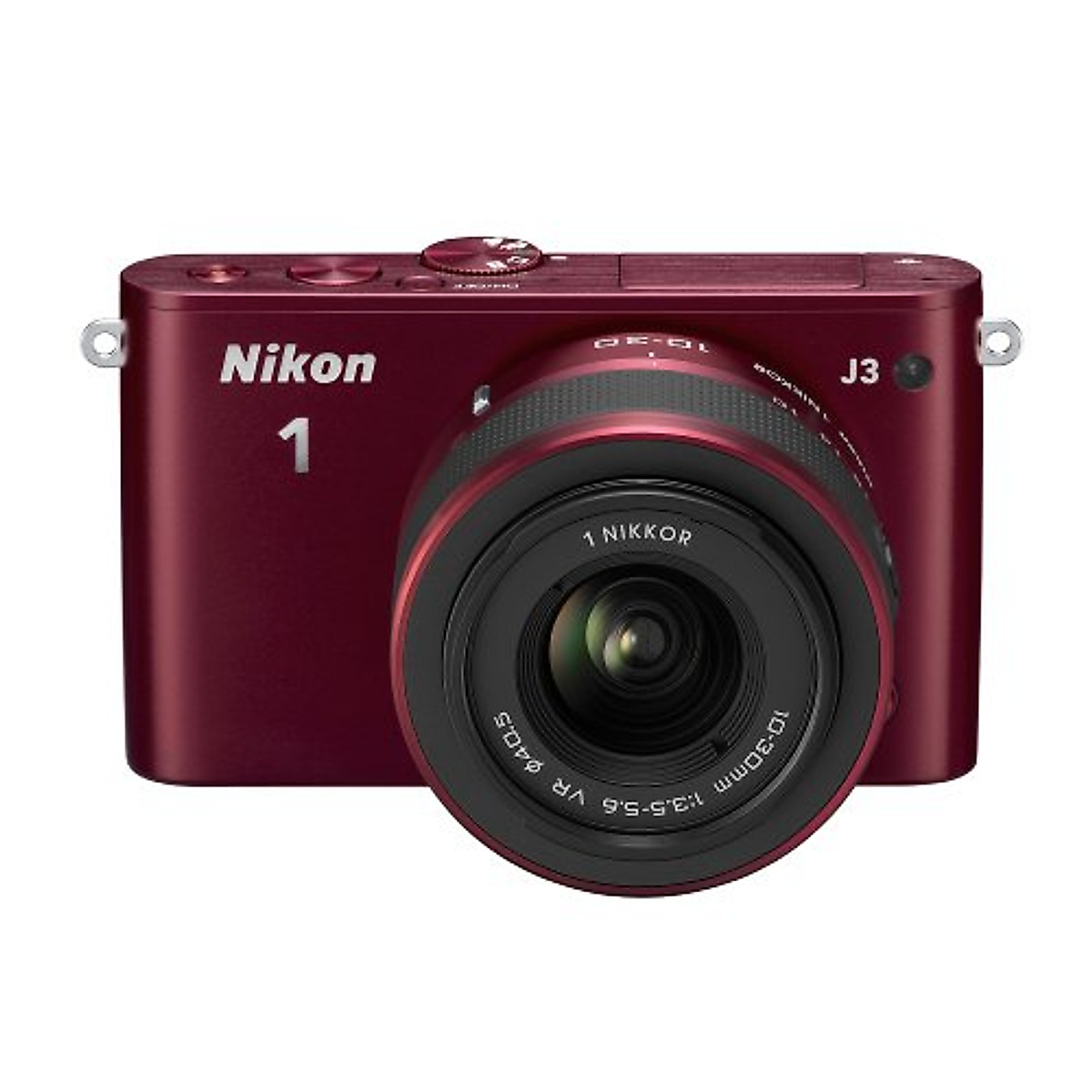 Nikon 1 J3 14.2 MP HD Digital Camera Body Only (Red)
