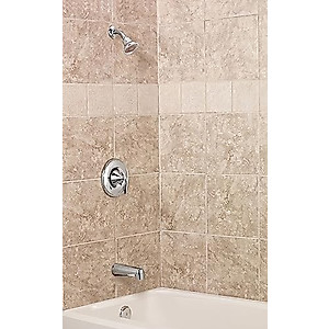Moen Eva Brushed Nickel One-Handle Posi-Temp Shower Trim Kit, Valve Required, T2132BN