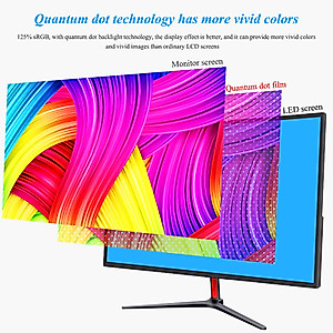 ZZYH 32 Inch IPS Gaming Monitor (4K 60Hz&2K 144 Dual Mode, HDMI), Eye Protection Office Design Panel Computer Monitor