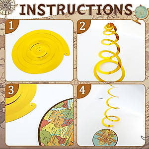 Qyeahkj 84Pcs Travel Themed Party Decorations Bon Voyage Hanging Swirl Adventure Awaits Birthday Party Streamer Around The World Party Wall Ceiling Supplies for Cruise Retirement Farewell Graduation