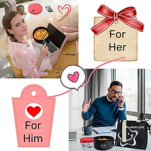 AI LOVE PEACE Microwave Ramen Bowl with Lid - Microwavable Noodle Cooker Container for Dorm Essentials, Ramen Maker, Meal Prep Microwave Safe Instant Noodles Soup Bowl - BPA Free, Dorm Room Gift (Red)