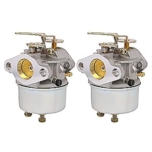 LOLUZ 632113A Carburetor Compatible with Tecumseh 632113 HS40 HSSK40 Engines MFG 1427 Compatible with Oregon 50-662 Grass Tool Carb Lawn Mower Garden(2PCS)