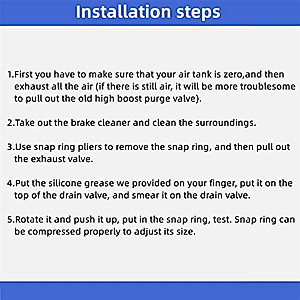 Purge High Boost Purge Valve Kits Replacement for Bendix AD-IS Air Dryer 12V Kenworth Peterbilt AD-IP Air Dryer 065612 801266 K022105 TRK022105