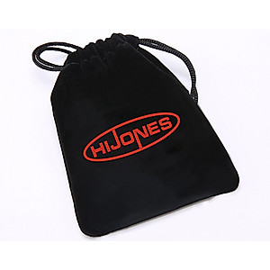 HIJONES Men Women Stainless Steel Fashion Weave Braided Mesh Ring Black Size 5