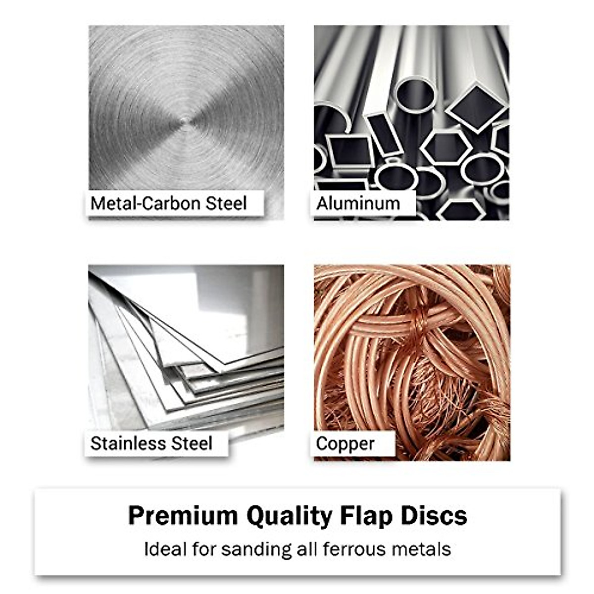 KSEIBI 4 1/2 in Flap Disc Aluminum Oxide 10 Pack Auto Body Sanding Grinding Wheel (40 Grit) 686008