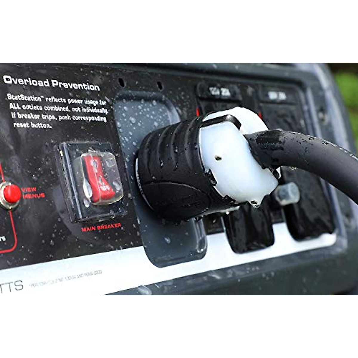 NEMA L14-30P to L6-30R Power Cord Plug Adapter - 6 Foot, 30A, 10 AWG, 125/250V - Iron Box Part # IBX-4489-06 (6 ft, Custom)