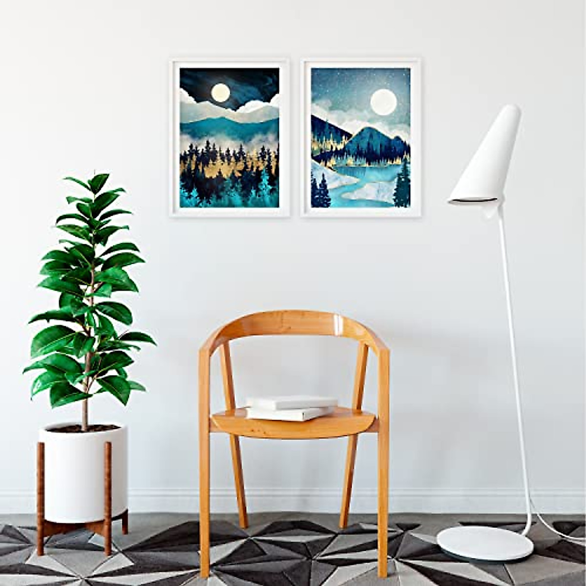 HUBENDMC 6 Pack Diamond Painting Kits for Adults,Diamond Art Kits with Tools & Accessories,5D Diamond Dots Gem Art Craft Kits-12 x 16 inch (Mountain)