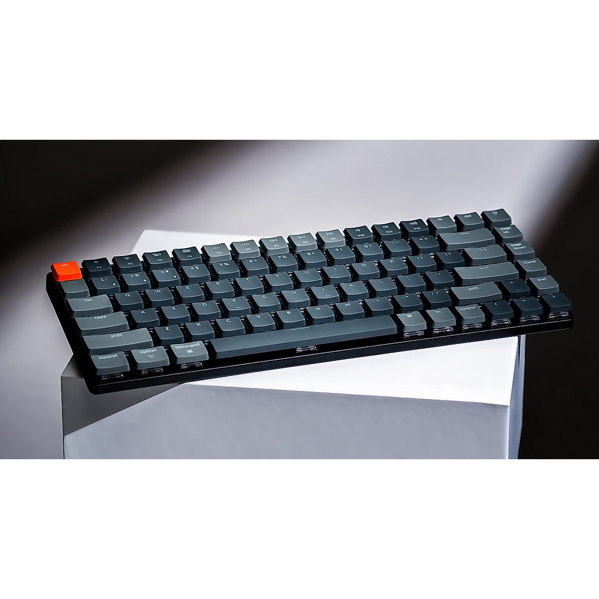 Keychron K3 Ultra-Slim 75% Layout Wireless Wired Mechanical Keyboard, Compact 84 Keys RGB LED Backlit for Mac Windows, Low Profile Gateron G Pro Blue Switch, Version 2