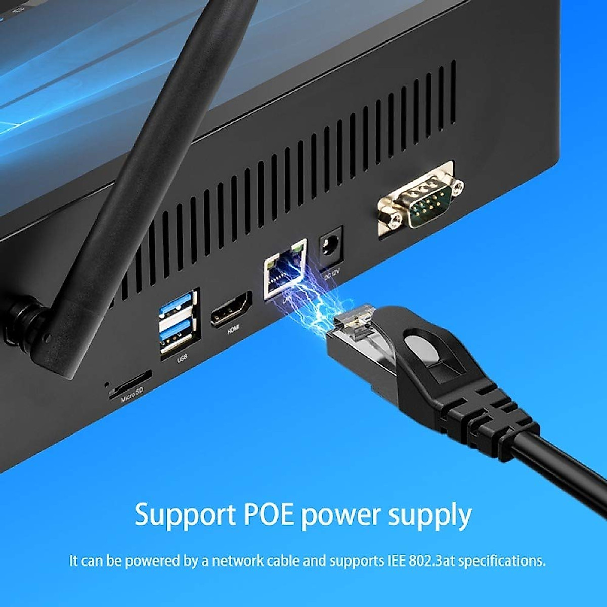 Tablet Computer, PiPo X10s All-in-One Mini PC 10.1 inch 6GB+64GB Windows 10 IntelCeleron J4105 Quad Core Tablet PC, Support WiFi BT TF Card RJ45