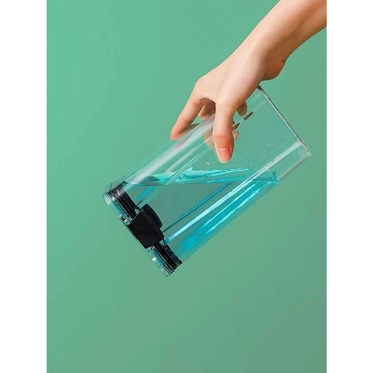 TfSH 1 Set of 4 (S, M, L, XL size) Clear Food Storage Box, Food Storage Container With Lid, Clear Plastic Kitchen And Pantry Organization Container