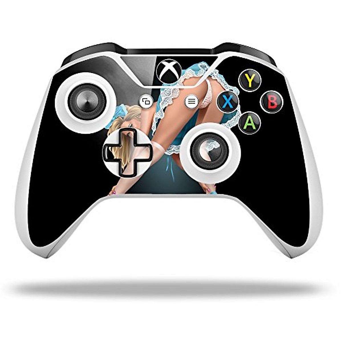 WraptorSkinz Decal Vinyl Skin Wrap compatible with XBOX One S/X Controller - Alice Pinup Girl (CONTROLLER NOT INCLUDED)