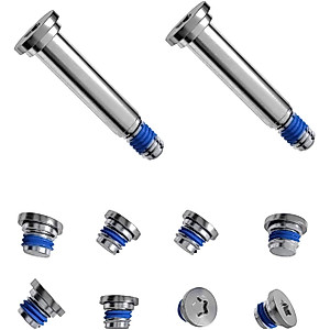 GODSHARK Replacement Screws Set for MacBook Air 13 inch A1369 A1466 2010 to 2017, 10pcs Unibody Bottom Case Cover P5 Pentalobe Repair Replacement Notebook Laptop PC Computer Screw