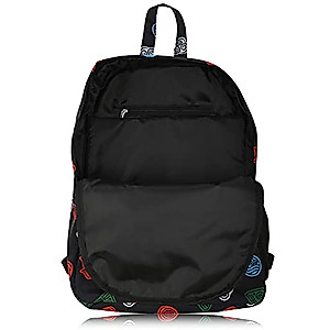 Nickelodeon Avatar the Last Airbender Backpack - Black Avatar the Last Airbender Aang Allover Knapsack