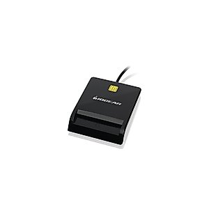 IOGEAR USB Common Access Card (CAC) Reader - EMV Level 1/ 4.1 Compliant - PC/SC version 1.0/2.0 - Class A, B, and C (5V / 3V / 1.8V) - T0, T1 Protocol - Compatible MS USB-CCID Driver - GSR212
