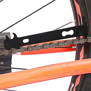 Dioche Chain Wear Indicator Tool Chain Checker, Ruler Checker Steel Indicator Repair Tool Accessory