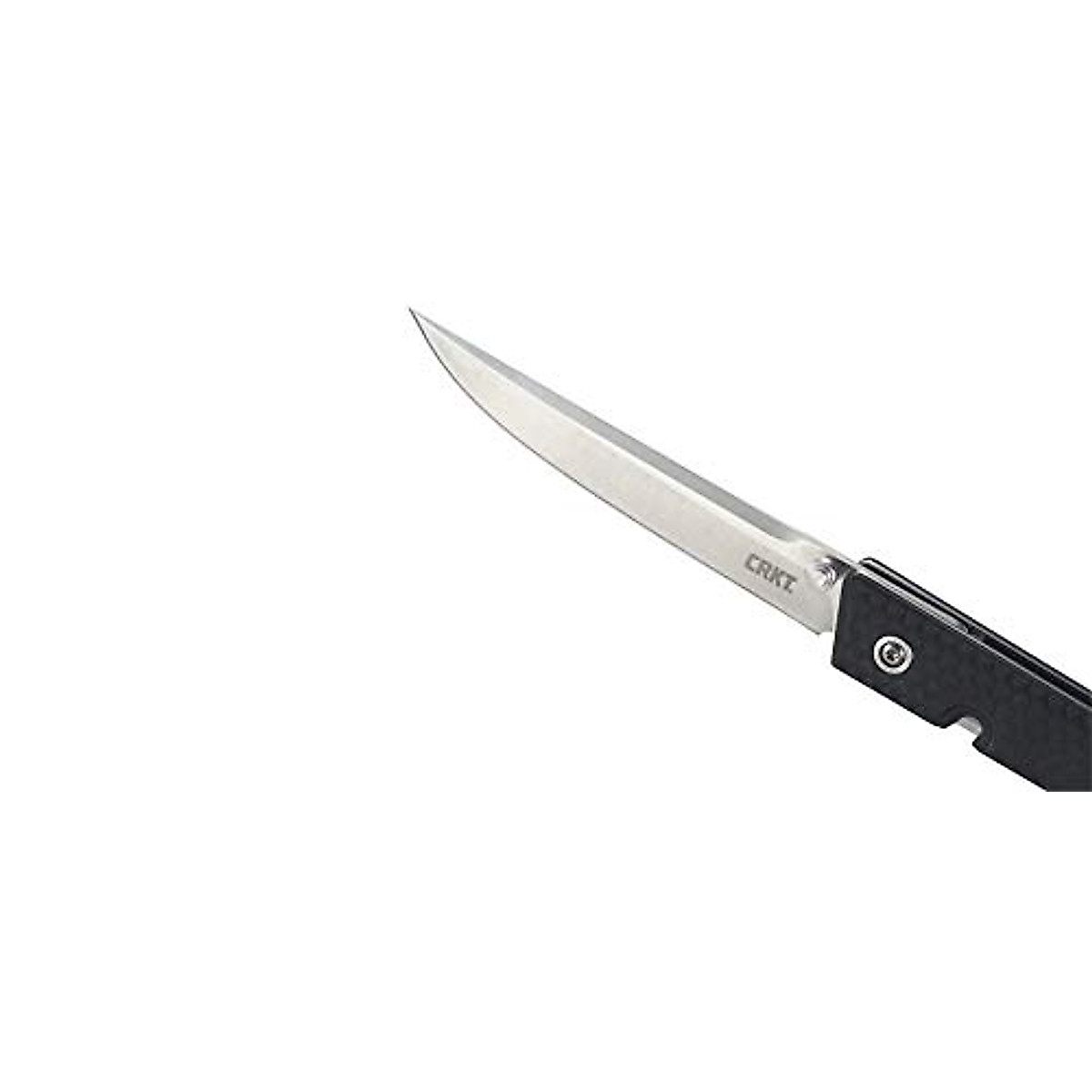 CRKT CEO EDC Folding Pocket Knife: Low Profile Gentleman's Knife, Everyday Carry, Satin Blade, IKBS Ball Bearing Pivot, Liner Lock, Glass Reinforced Fiber Handle, Deep Carry Pocket Clip 7096